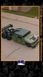 4K views · 92 reactions | This Humvee boasts six powered wheels,...
