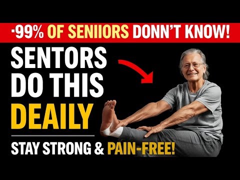 Safe & Simple Stretches for Seniors Over 60 | Stay Flexible, Strong & Pain-Free at Home
