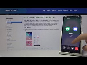 Discord Incoming Call in SAMSUNG Galaxy S21 – Verify Calling Screen