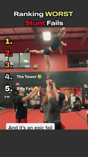 Ranking WORST Stunt Fails #funny #funnyvideos #hilariousfails