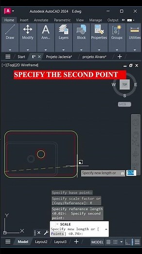 AutoCAD-Scale block to required size