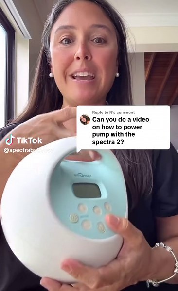 Replying to @R how to power pump using the Spectra S1 & S2 🍼 #spectrababyusa #powerpumping #exclusivepumping