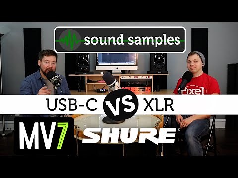 Shure MV7 - USB vs XLR Sound Samples