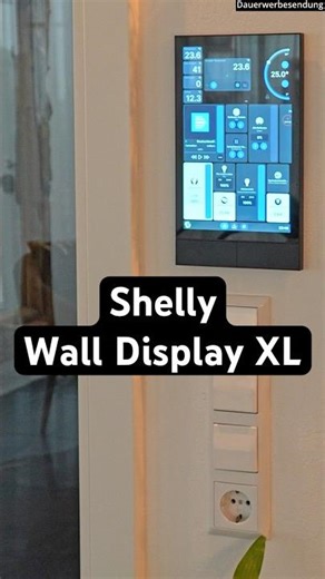 Shelly Wall Display XL #shelly #walldisplay #smarthome #homeassistant
