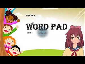 Microsoft WordPad for kids