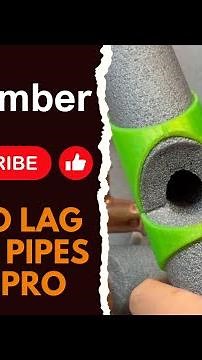 HOW To lag copper pipes like a pro!