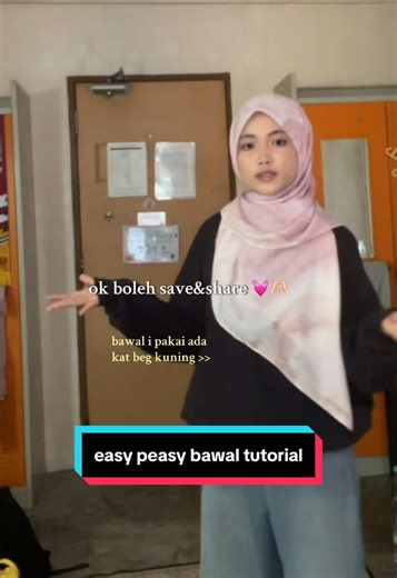 Tutorial Bawal Mudah dan Cantik