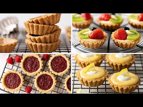 THREE Different Tarts with just ONE Dough Recipe