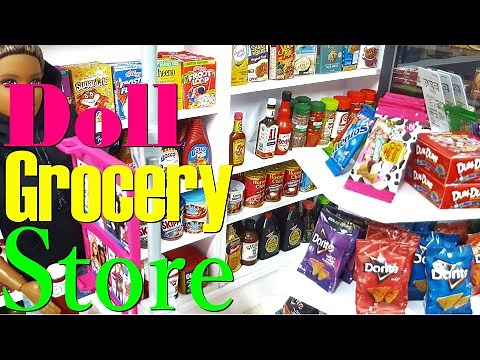 DIY - Doll Grocery Store #1 - EXTREMELY DETAILED
