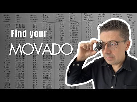How to identify vintage Movado: The Guide. Movado watch lookup, search serial number model reference