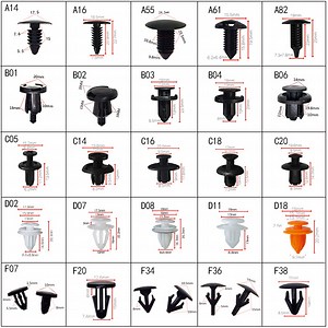 [Hot Item] Wide Range of Car Auto Clips Universal Fasteners Door Clips Plastic Body Panel Clips