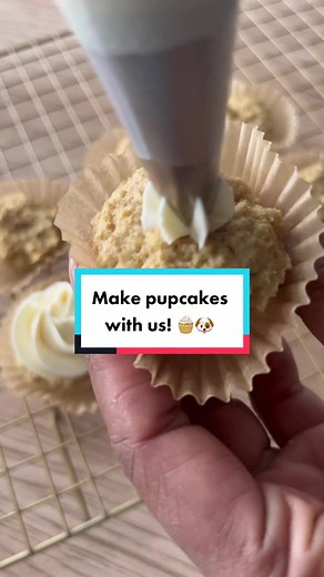 Celebrate Love Your Pet Day by joining us as we bake #pupcakes! 🐶 These 6-ingredients pupcakes will become your dog’s fave AND they also freeze well so pupcakes are always nearby! 🧁 Don’t forget to tag @eggsoeufs and @the.puppy.bakery in your recreations. Ingredients: 1 Large egg 1/3 cup of unsweetened apple sauce 1/2 cup of water (add more as needed) 1/4 cup of melted coconut oil 1 cup of oat flour 1/2 cup of low fat cream cheese at room temperature #LoveYourPetDay #EggsAnytime #Sponsored #ea