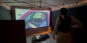 MPD brings firearm training simulator to city hall for public event