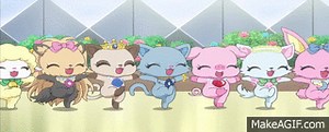 Jewelpet dance on Make a GIF