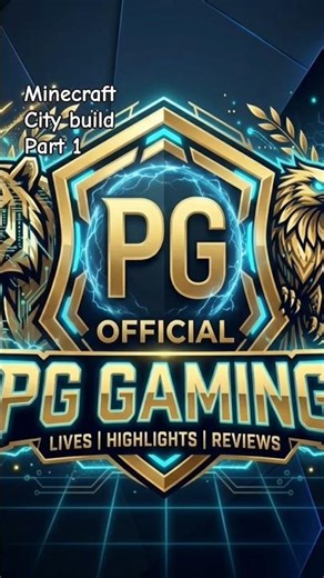 Minecraft build City part 1 #mincraft #gaming #p.g.official