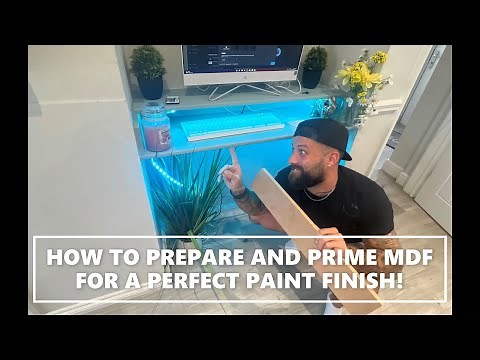 HOW TO PREPARE AND PRIME MDF FOR A PERFECT PAINT GLOSS FINISH #diy #homeimprovement #mdf #paint #tip