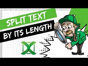 Excel - How to Split text based on its length | Excel Tips 113