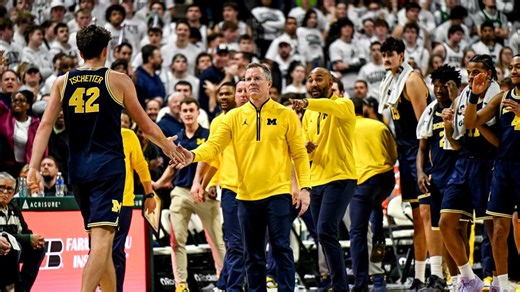 No. 3 Michigan beats No. 7 Michigan State 83-71, takes sole possession of first place in Big Ten