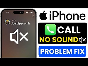 Fix iPhone Call No Sound | Call Audio Not Working | Sound Issue 2025