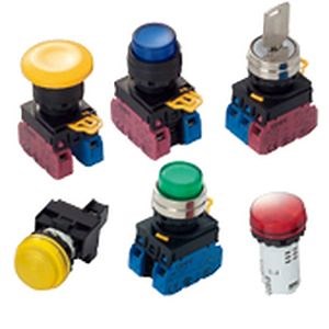 [Hot Item] Idec Yw1p-1beh22A LED Yellow Amber Illuminated Push Button Switch