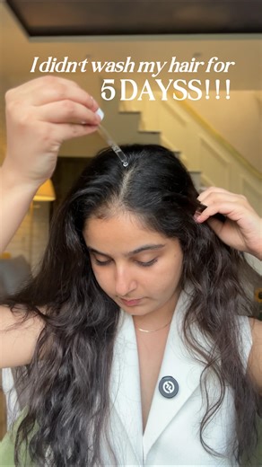 Bhavika Dhall | Skincare & Makeup on Instagram: "STOP Washing Your Hair Every Day! If your scalp gets greasy too fast, you NEED to try this serum! I just tested the @novologyofficial Sebosys Control Scalp Serum and it’s a total game-changer. Seriously, I got up to 3 days of oil control thanks to ingredients like Salicylic Acid, Niacinamide and Capryloyl Glycine. It actually balances your scalp, instead of just covering up the problem. And now I wash my scalp when it’s actually dirty and not just