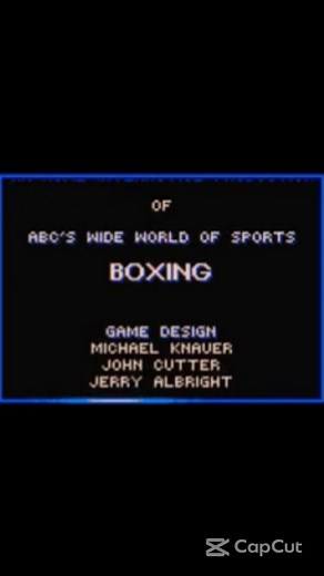 ABC Wide World of Sports Boxing [MS DOS] Intro on Tandy 3 Voice {YouTube #shorts Edition} Mobygames Description: STORY You play a rookie boxer trying to fight your way to the top. Fight bouts to win money, to pay for your training and manager. Ultimately fighting your way to the title