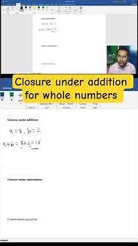 Whole Numbers లో Closure under Addition అంటే ఏమిటి? ✏️