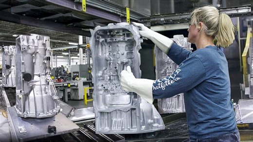 Inside massive US factory building Jeep Wrangler transmissions from scratch