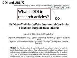 What is DOI | What is difference between DOI and URL