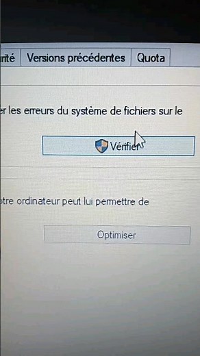 Vérifier et réparer les erreurs du disque dur