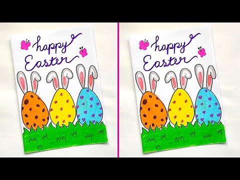 DIY - Happy Easter Greeting Card Ideas | Easy Easter Card Ideas | Handmade Card Ideas | Easter 2023