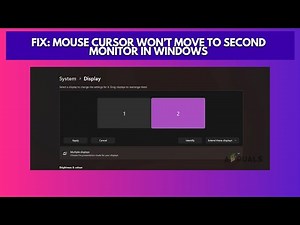 FIX Mouse Cursor Won’t Move to Second Monitor in Windows