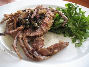Soft Shell Crab with Caper & Brown Butter Sauce
