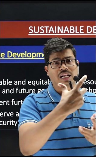 sustainable development | Environment and sustainable development| Class 12th Indian Economy #shorts