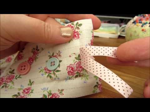 ~Tutorial: Sew a cute fabric bookmark~