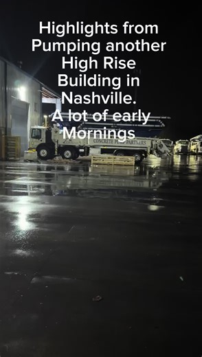 High Rise Construction in Nashville with Concrete Pump Partners