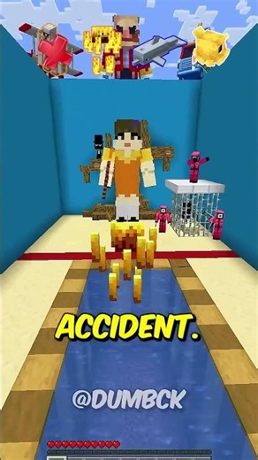 MINECRAFT WATER POOL VS MOB'S ABILITY! 🤯 ⛏️ #shorts