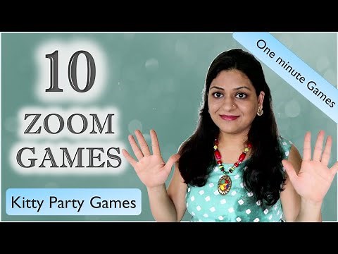 Kitty Party Games | Fun Zoom Games to play with friends | One Minute Games | Zoom Games