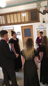 Lewiston High School Gold Voices and Grace Notes Choir groups are out and about delivering singing Valentines to lucky loved ones today. They stopped by City Hall to serenade one of our Ambulance Billing employees. It was a special gift from her daughter. All proceeds from this fundraiser benefit the school's choir program. Happy Valentine's Day everyone! 💝 #CityofLewiston #LHS | City of Lewiston, Idaho