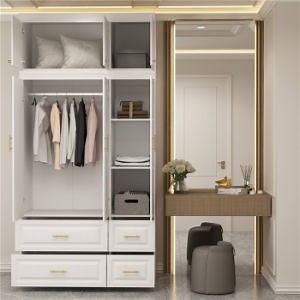 [Hot Item] Ace Interiors Bedroom Closets Large Single Organising with Shelves and Drawers Wardrobes