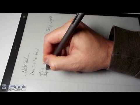 Sony DPT-RP1 Digital Paper Notes and Handwriting Review