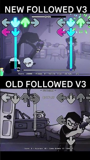 FNF Followed V3 Old vs New - County Funkin #fnf #animation #fnfanimation