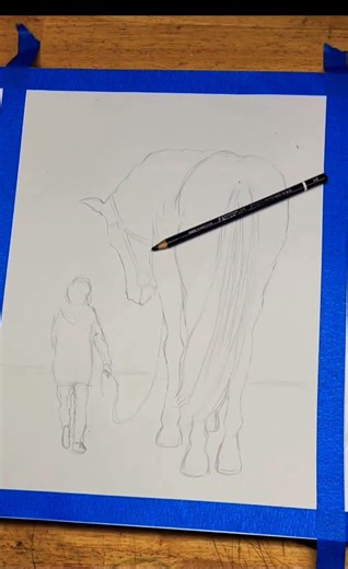 Is this art? #drawing #art #charcoal #graphitedrawings #horse