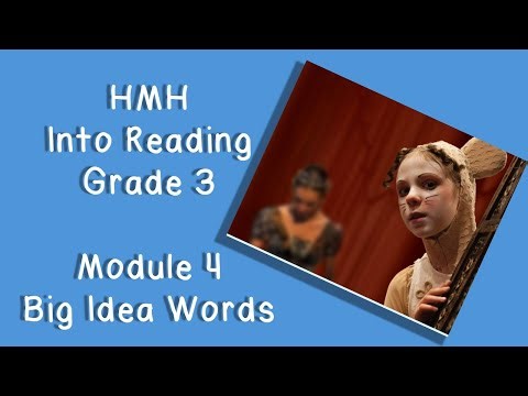 HMH Into Reading Grade 3 - Module 4 Big Idea Words