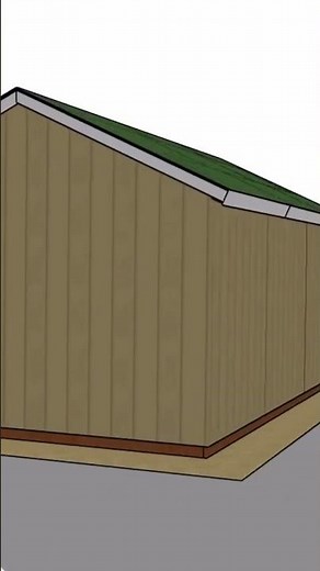16x24 Pole Barn Plans #shed #polebarn #largeshed