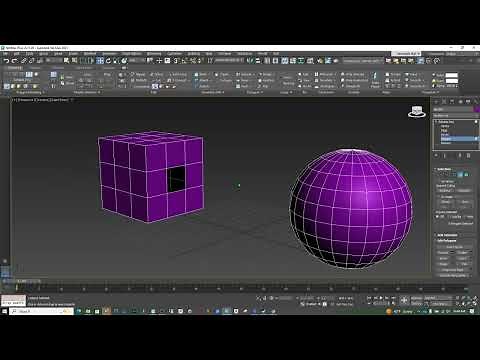 How to connect two faces (holes) in 3DS Max