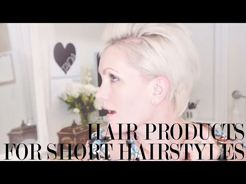 3 Hair Products for short hairstyles + 3 ways to style short hair