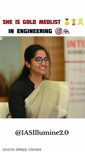 She Win gold Medal in Engineering 🏆🎖|UPSC Topper|UPSC Interview🔥💯|UPSC Motivation