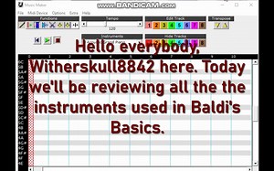 All Baldi's Basics Instruments!