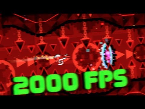 PLAYING GEOMETRY DASH AT 2000 FPS